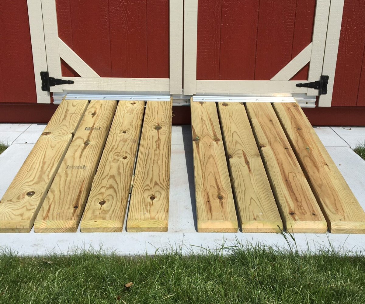 Aluminum Shed Ramps | Gigglin’ Pig | Caledonia, NY