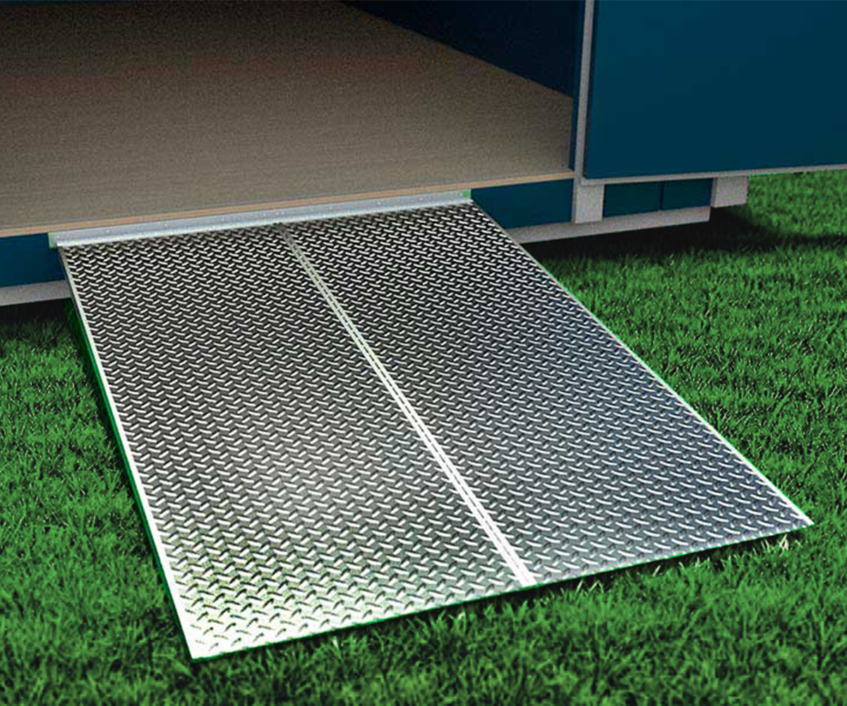 Aluminum Shed Ramps | Gigglin’ Pig | Caledonia, NY